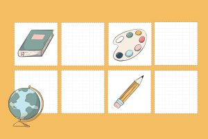 Free Printable Back to school matching game - Favorite Printables