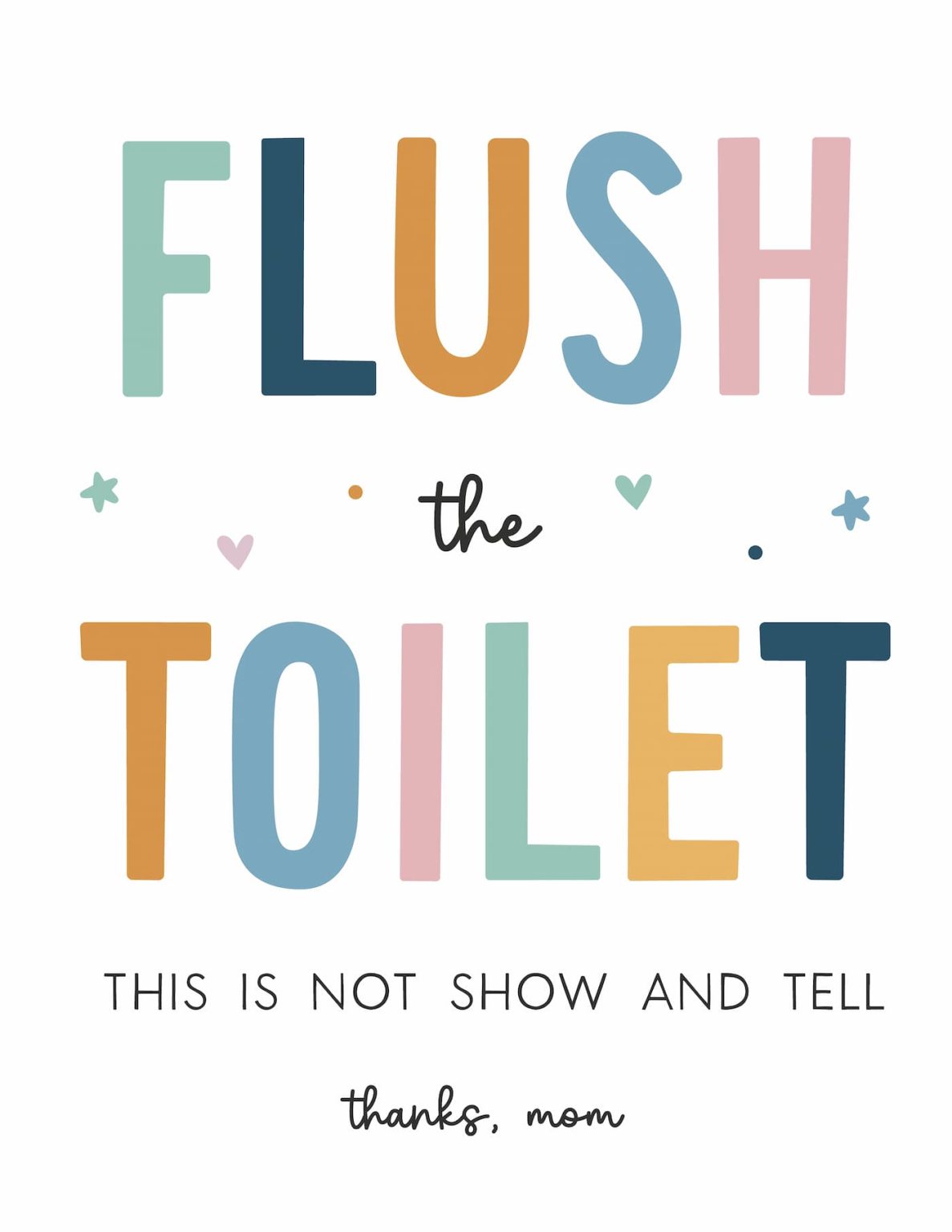Free Printable Funny Kids Bathroom Signs - Favorite Printables