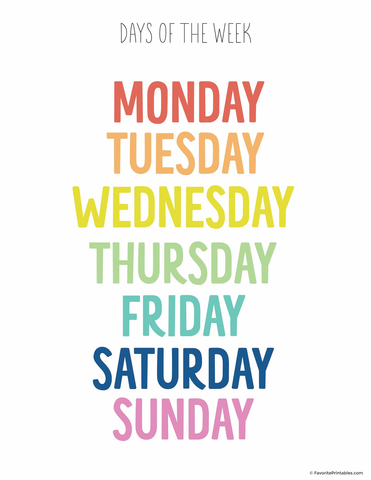 Free Printable Set of 10 Educational Posters - Favorite Printables