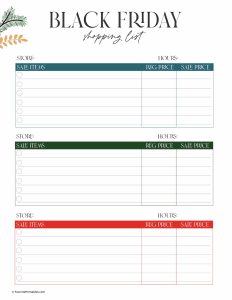 Free Printable Christmas Planner - Favorite Printables