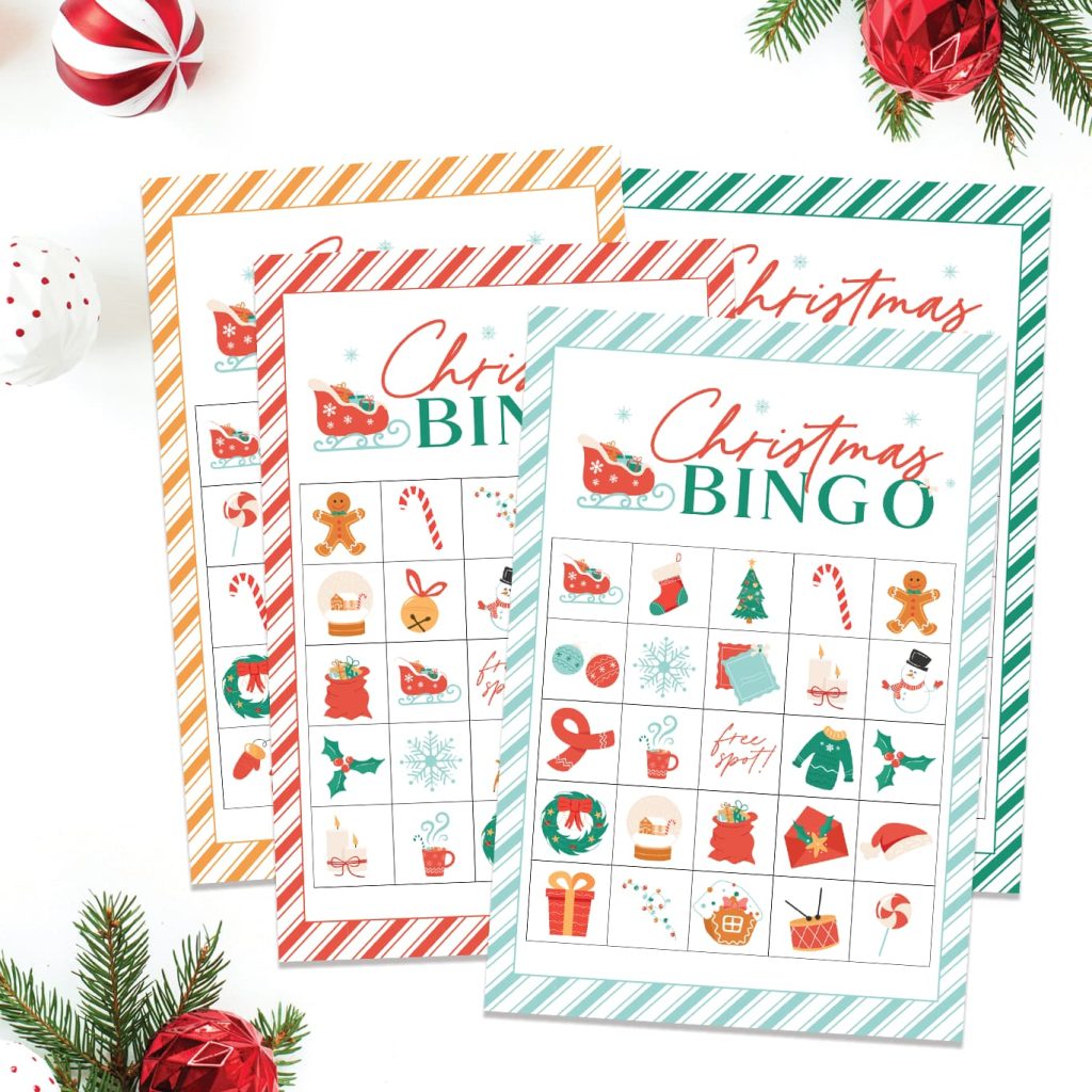 Christmas Bingo Cards - FREE Printable! - Favorite Printables