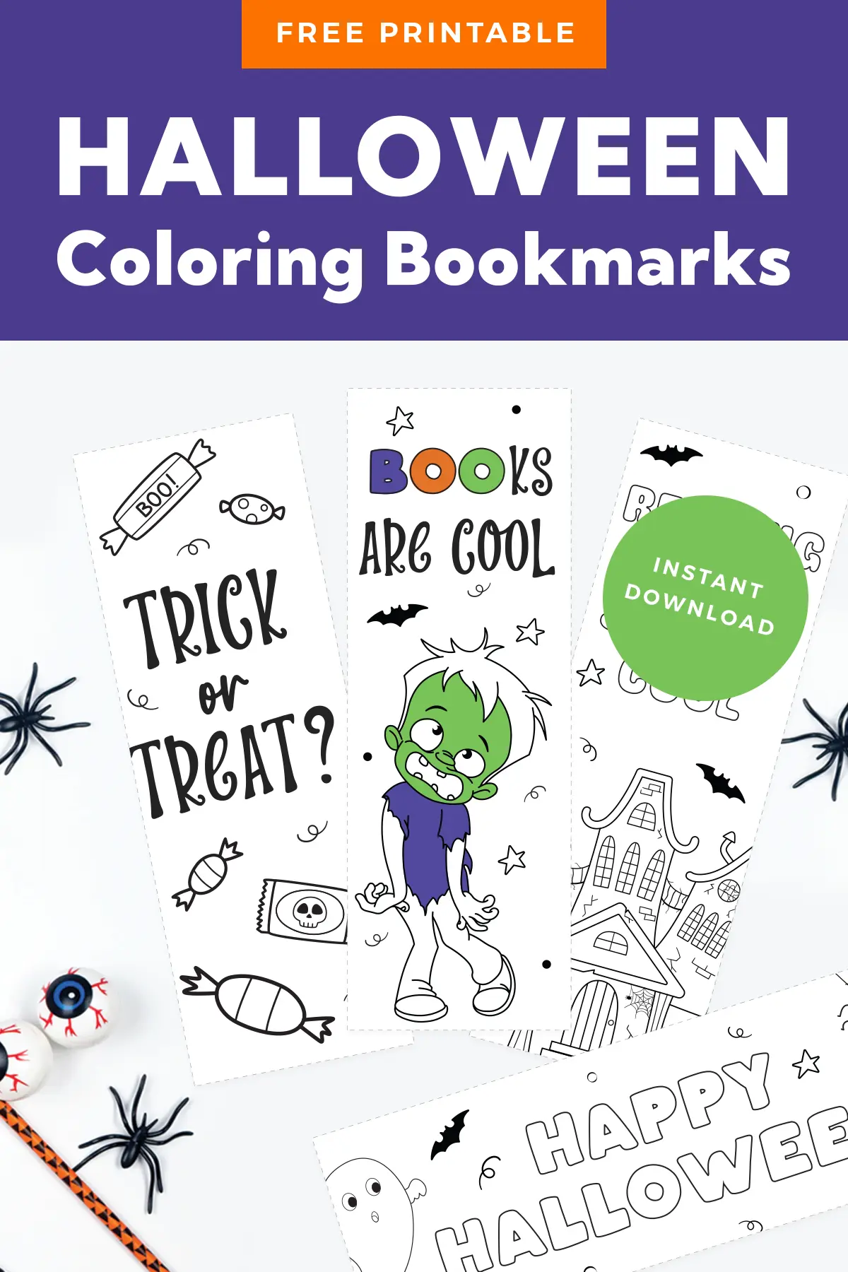Free Printable Halloween Bookmarks To Color - Favorite Printables